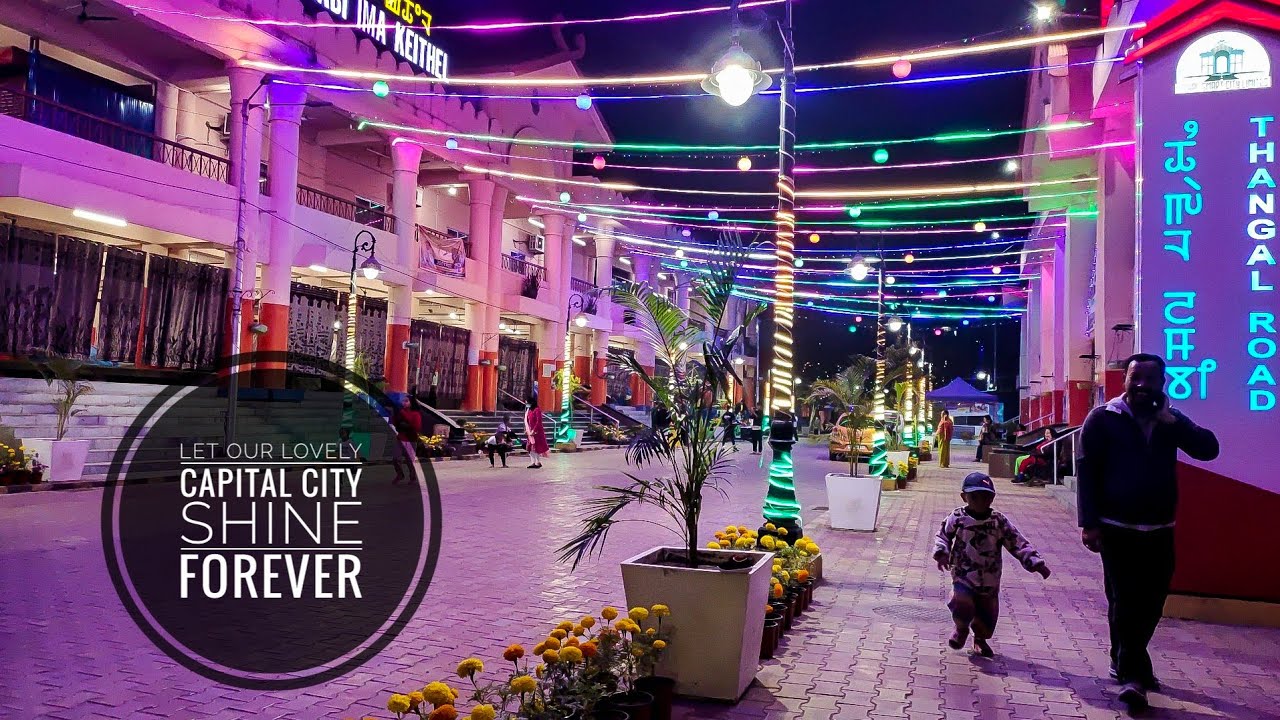 NIGHT CYCLE RIDE 🚴EXPLORING THE LIGHTS OF IMPHAL CITY🚴 SANGAI FESTIVAL ...