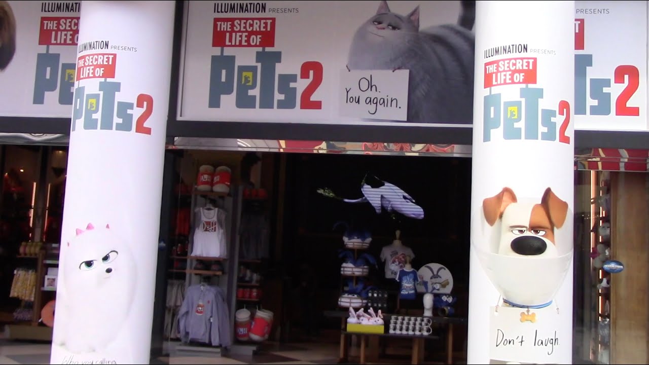 Universal Studios Hollywood- Secret Life of Pets Merchandise - YouTube