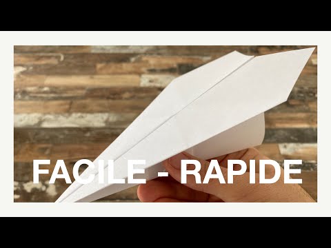 Comment faire un Avion en papier FACILE (débutant)