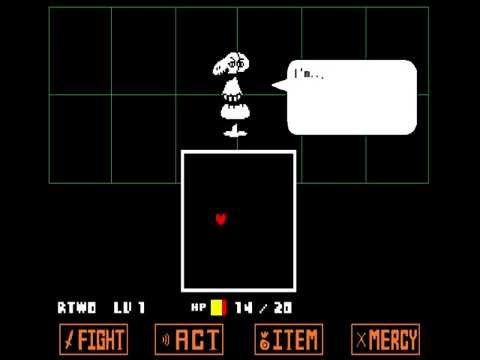 Undertale: Mad Dummy battle - YouTube