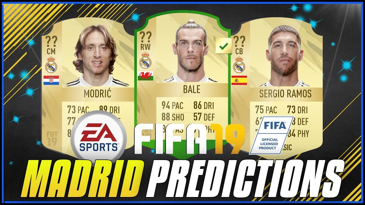 FIFA 19 - REAL MADRID PLAYER RATINGS PREDICTIONS ft. Bale, Modric ...