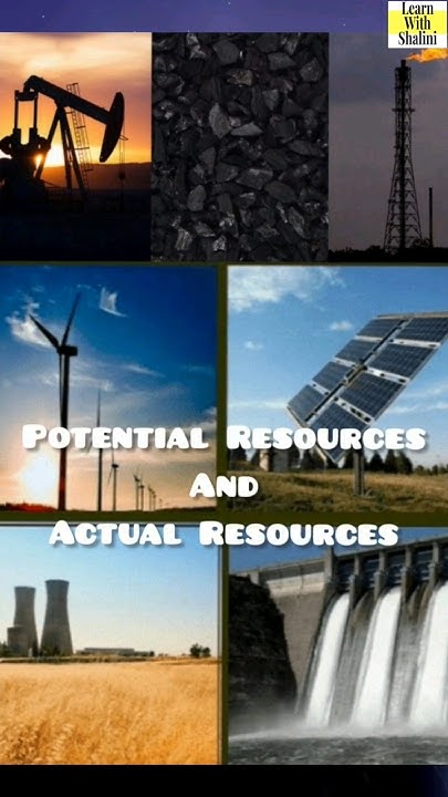 Difference between Potential and Actual Resources | Explained with ...