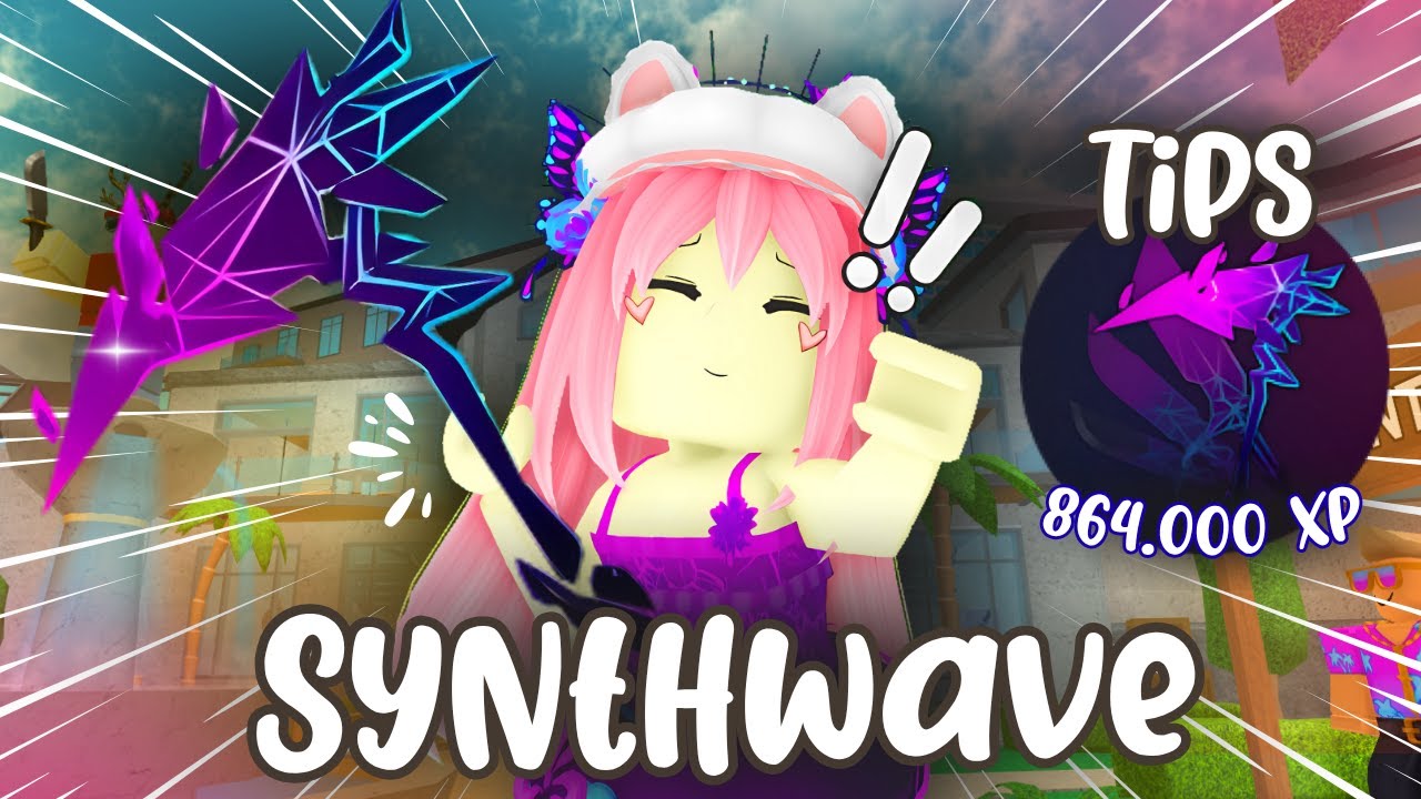 Cómo conseguir XP RÁPIDO para el SYNTHWAVE EVO en MM2 🏖️ - YouTube