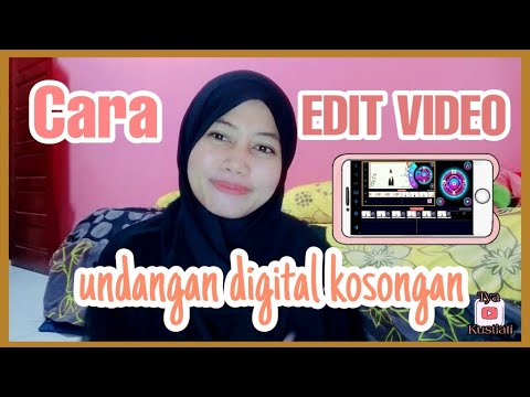 CARA EDIT UNDANGAN DIGITAL PERNIKAHAN KOSONG || TEMPLATE UNDANGAN ...