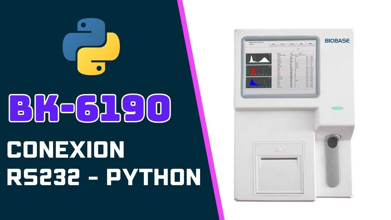 Conexión RS232 en Analizador Hematológico BIOBASE BK-6190 - YouTube