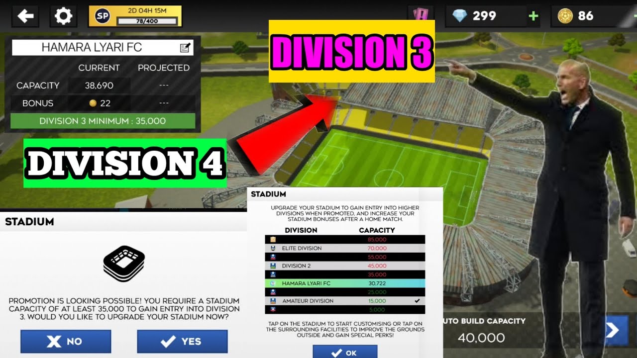 UPGRADING FORM DIVISION 4 TO DIVISION 3 IN DLS 2023 😳 - YouTube