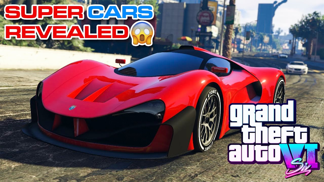 GTA 6 High-Speed Supercars Revealed | Fastest Cars in Grand Theft Auto ...