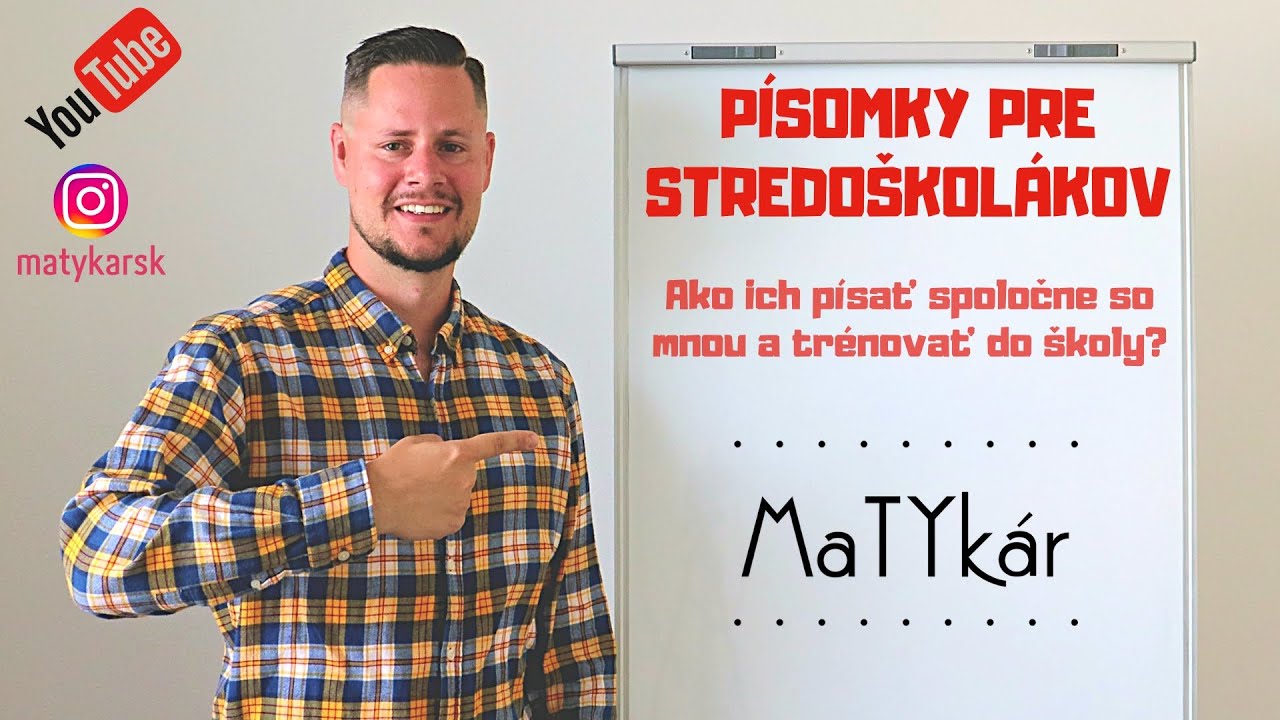 PÍSOMKY PRE STREDOŠKOLÁKOV 2023/2024 | Ako ich písať spolu so mnou ...