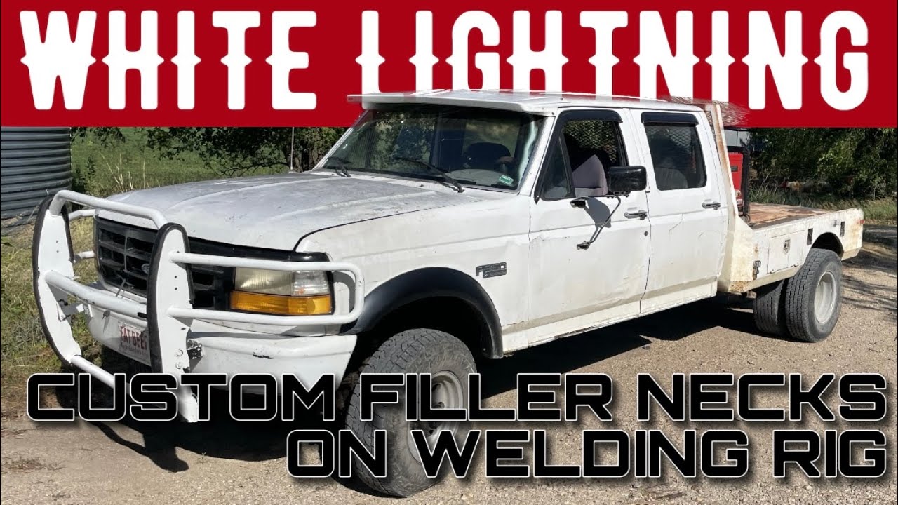 Part 3 | Custom fuel filler necks on welding rig flatbed | 1996 Ford ...