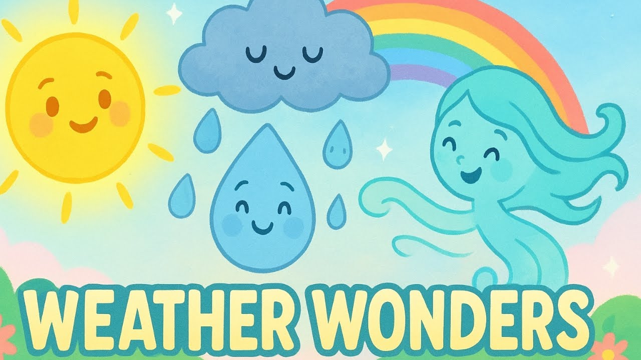 Weather Wonders 🌈 | Sun, Rain & Wind’s Friendly Chat | Fun Kids Rhyme ...