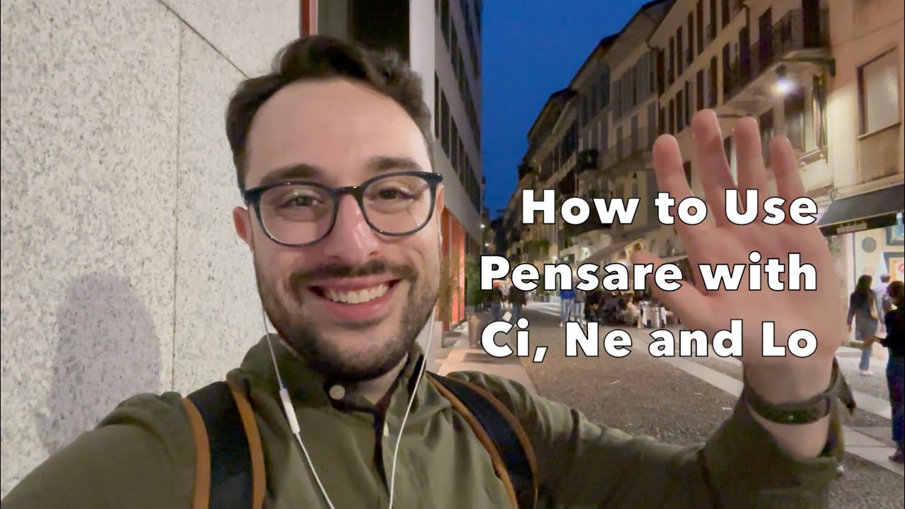 How to Use Pensare with Ci, Ne and Lo in Italian - YouTube