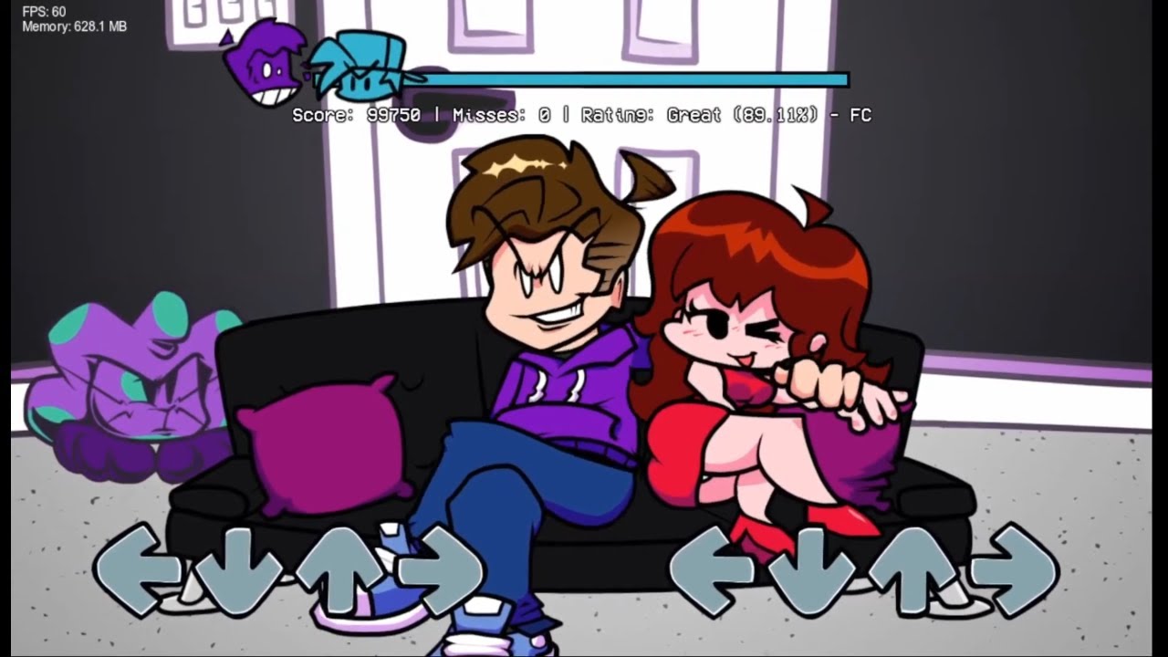 Girlfriend cheating On Boyfriend [FNF MOD] - YouTube