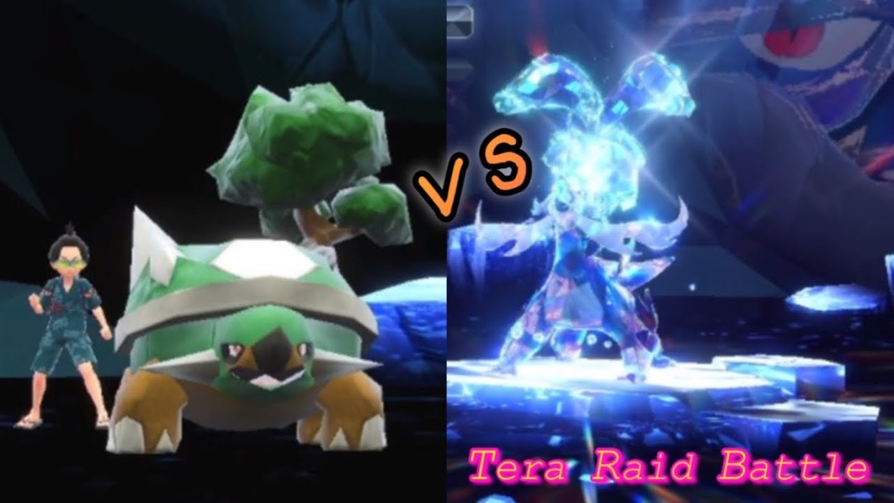 Torterra VS Samurott the Unrivaled : Tera Raid Battle : Pokémon SV ...