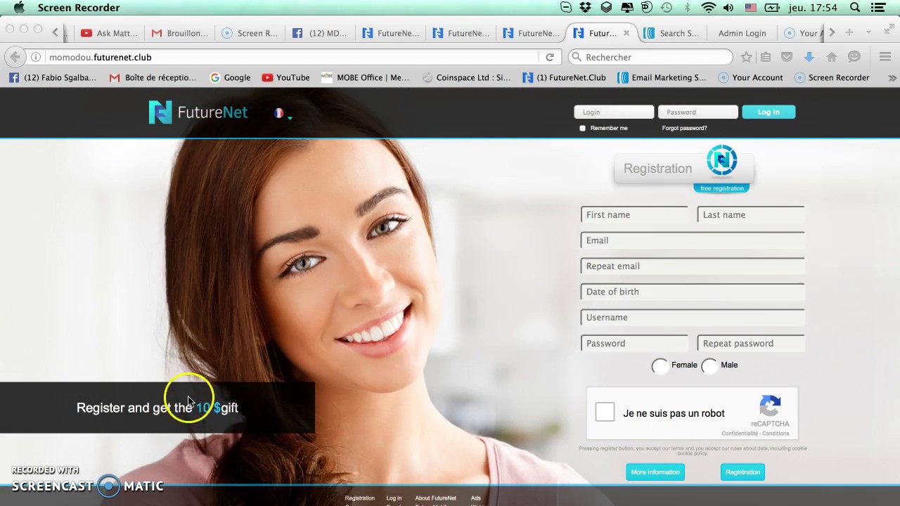 FutureNet ITALIA - Registrazione e completamento del proprio profilo ...