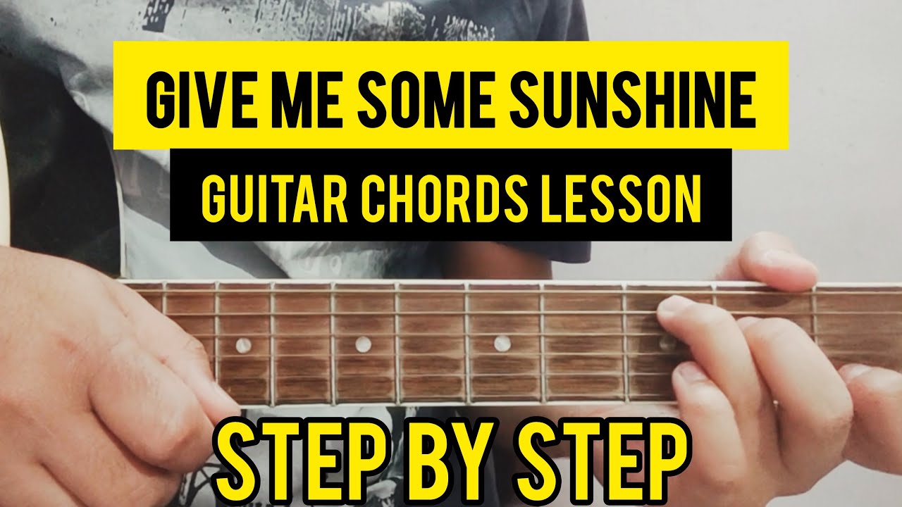 Give Me Some Sunshine Guitar Chords Lesson | 3 Idiots | Shubham Joshi ...