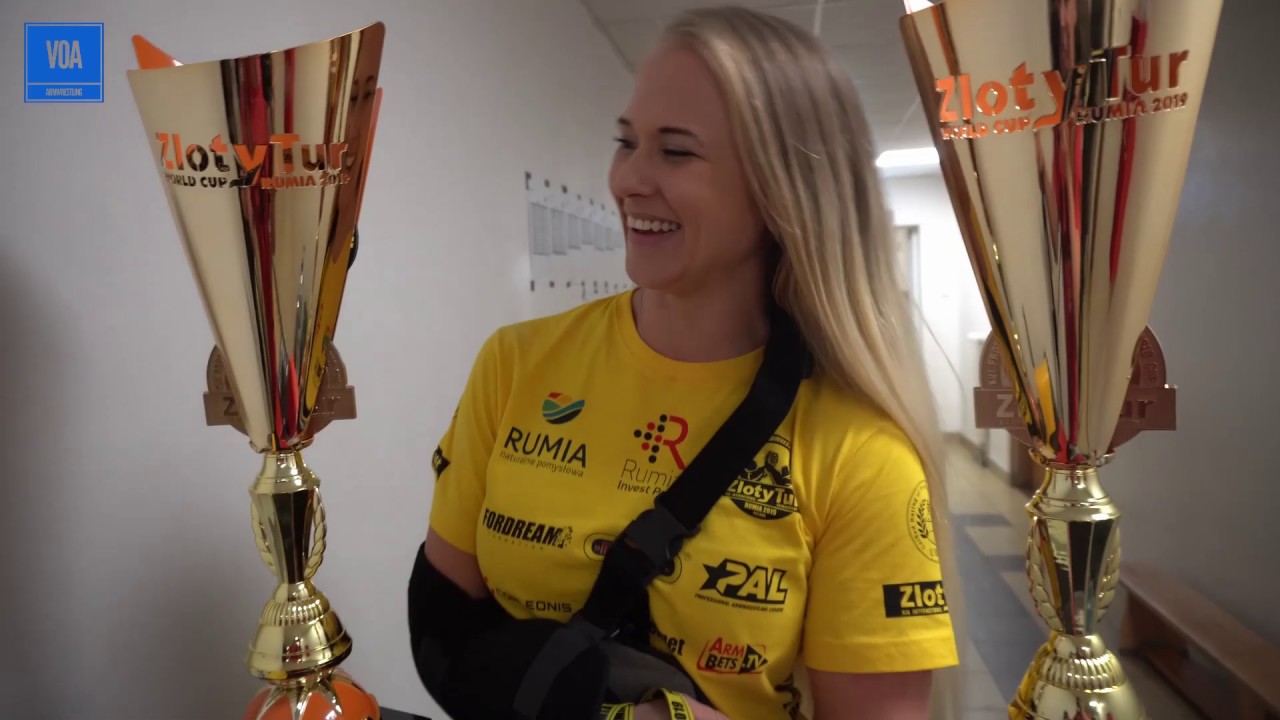 SARAH BACKMAN 2019 (With one HEALTHY arm SHE is Double Zloty Tur ...