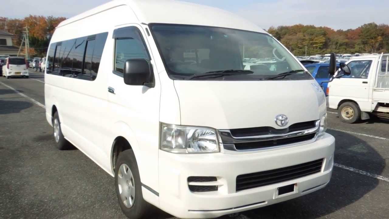 Hiace 200 Series Jumbo 4WD 2.7L Welcab @ Edward Lees's - YouTube