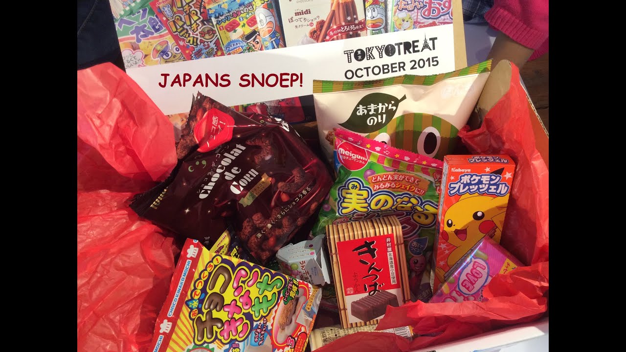 Unboxing en Review: Japans Snoep proeven van Tokyo Treat - YouTube