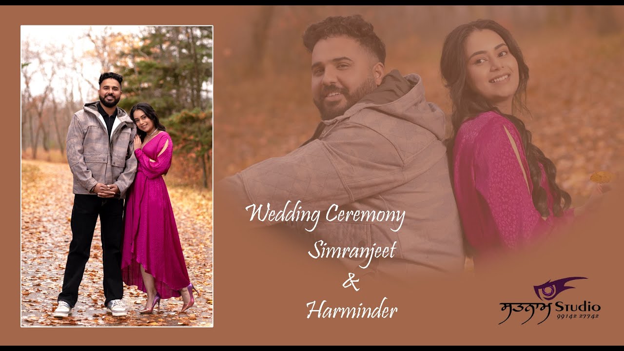 Wedding Ceremony of Simranjeet & Harminder - YouTube