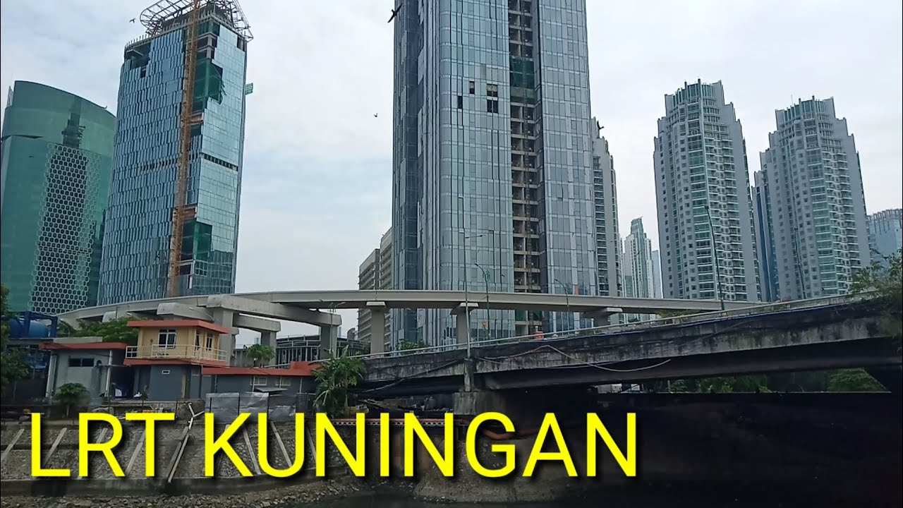 Pembangunan Konstruksi LRT Kuningan - YouTube