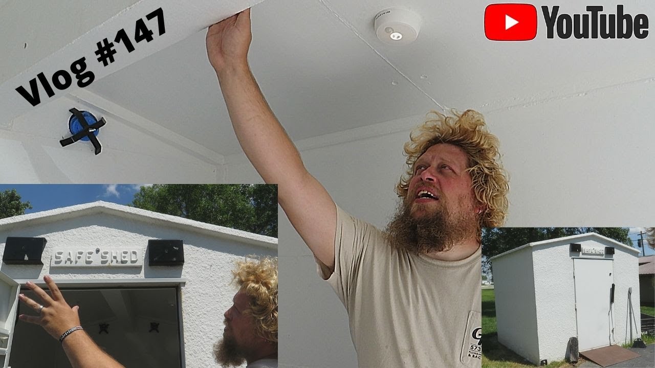 Safe Shed, A Closer Look at Our Tornado Shelter. - YouTube
