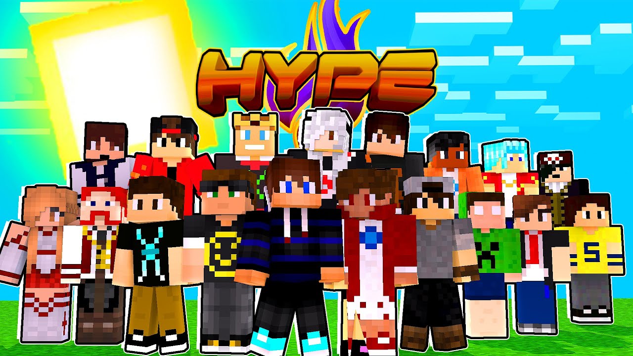 MINECRAFT HYPE - NOVA SÉRIE COM YOUTUBERS !!! #01 - YouTube