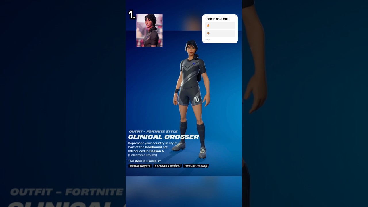 Clinical Crosser | Kicks & Outfits🔥Fortnite Combos - YouTube