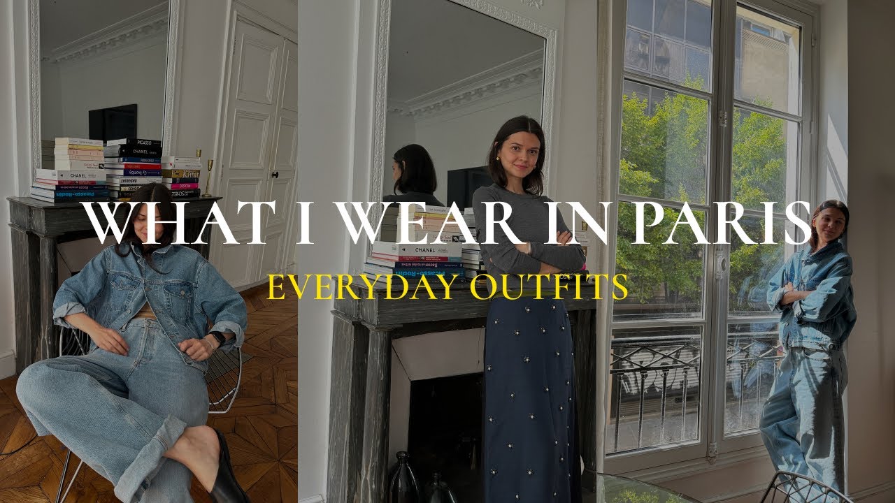 What I wear in Paris | Everyday outfits | Sima R - YouTube