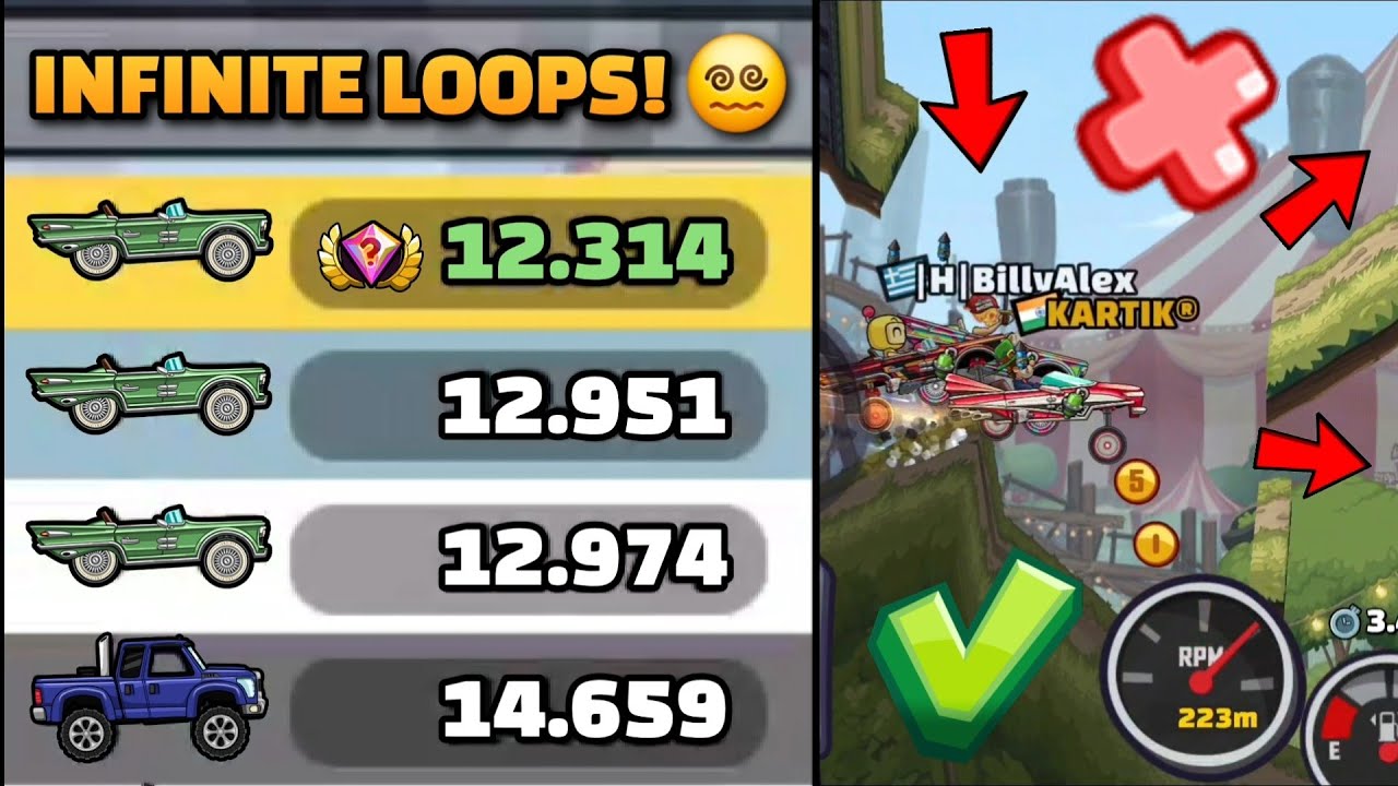 TRY or SKIP?? 🧐 INFINITE LOOPS MAP IN COMMUNITY SHOWCASE - Hill Climb ...