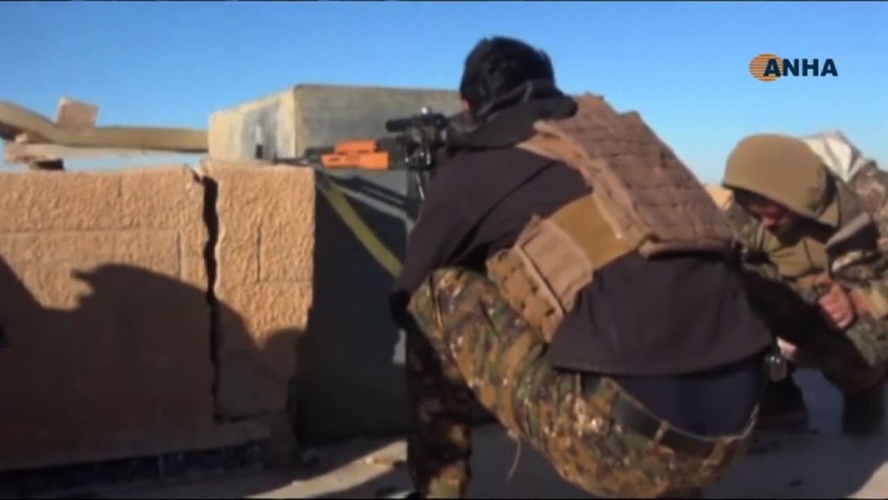 Fighting against last IS resistance continues - YouTube