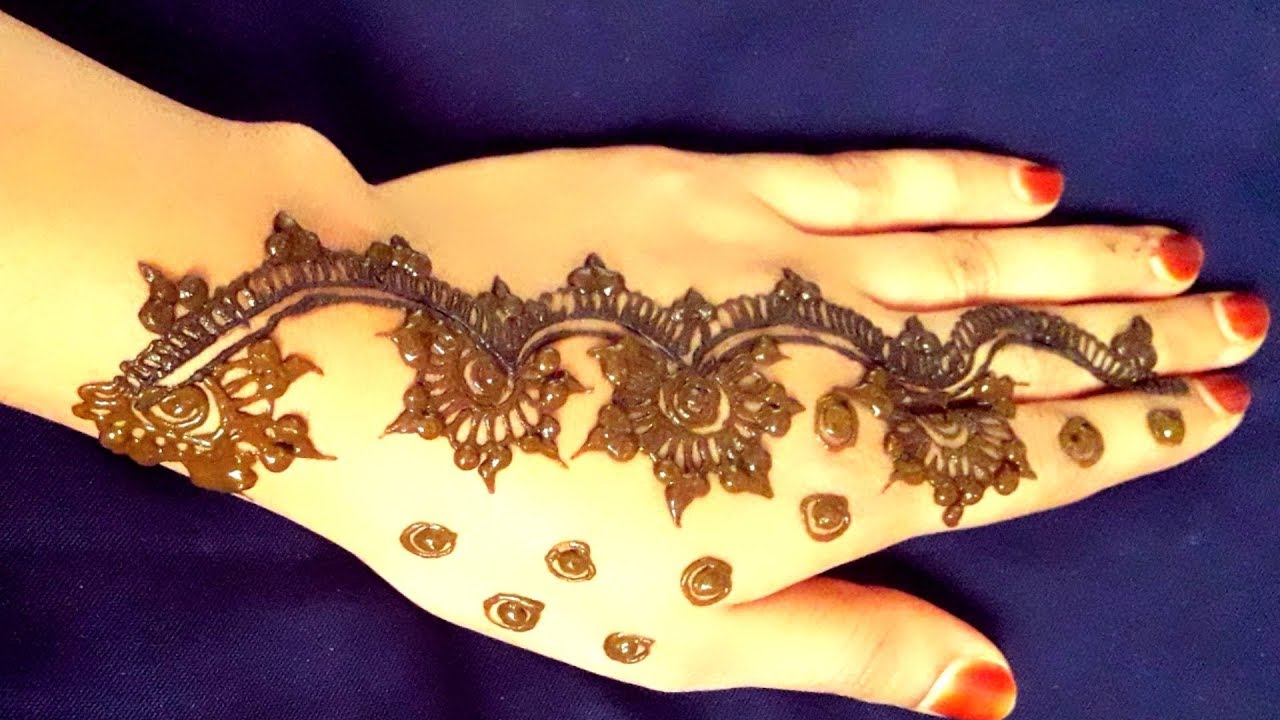 MeHeNdI dEsIgN // Left Hand Beautiful MeHeNdI dEsIgN// One Side MeHeNdI ...