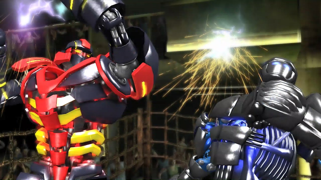 REAL STEEL THE VIDEO GAME - STEAMPUNK vs ATOM DARK - YouTube