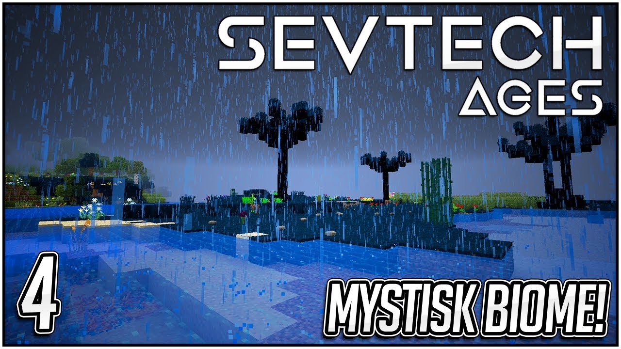 MYSTISK BIOME! - #4 - Minecraft: Sevtech - Ages "Modpack" - YouTube