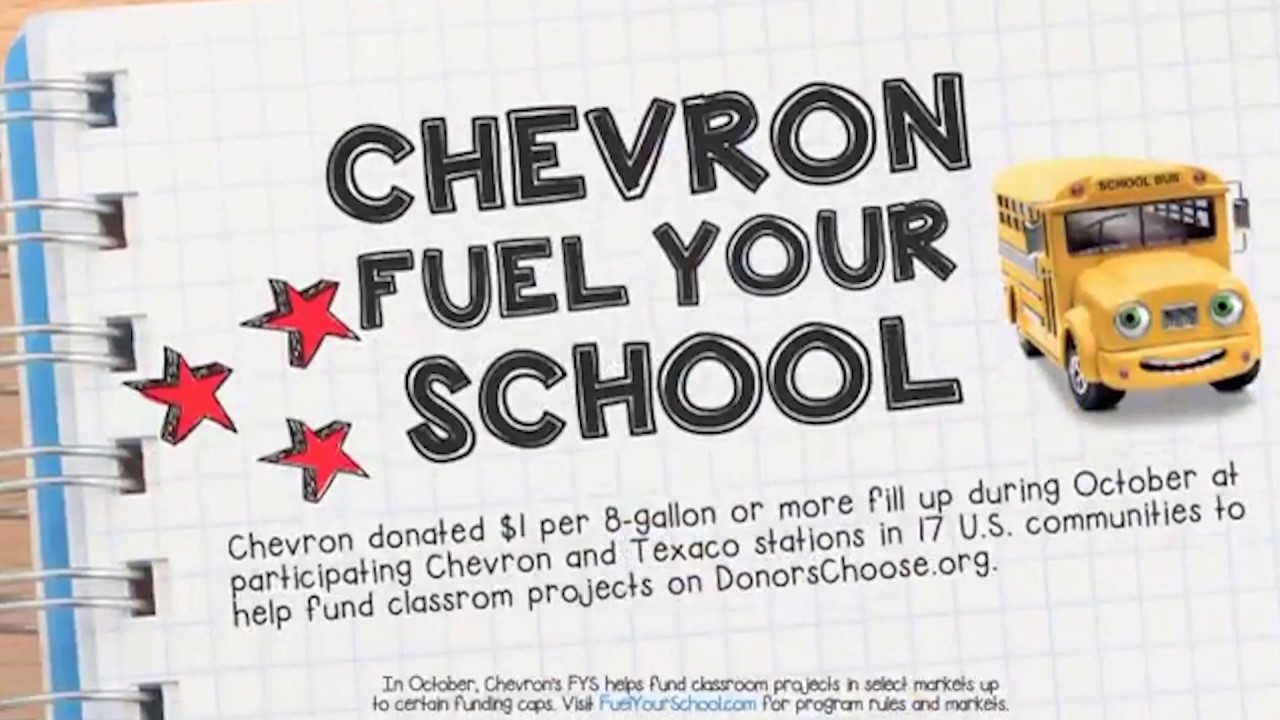 Chevron Fuel Your School program visits Stege Elementary - YouTube