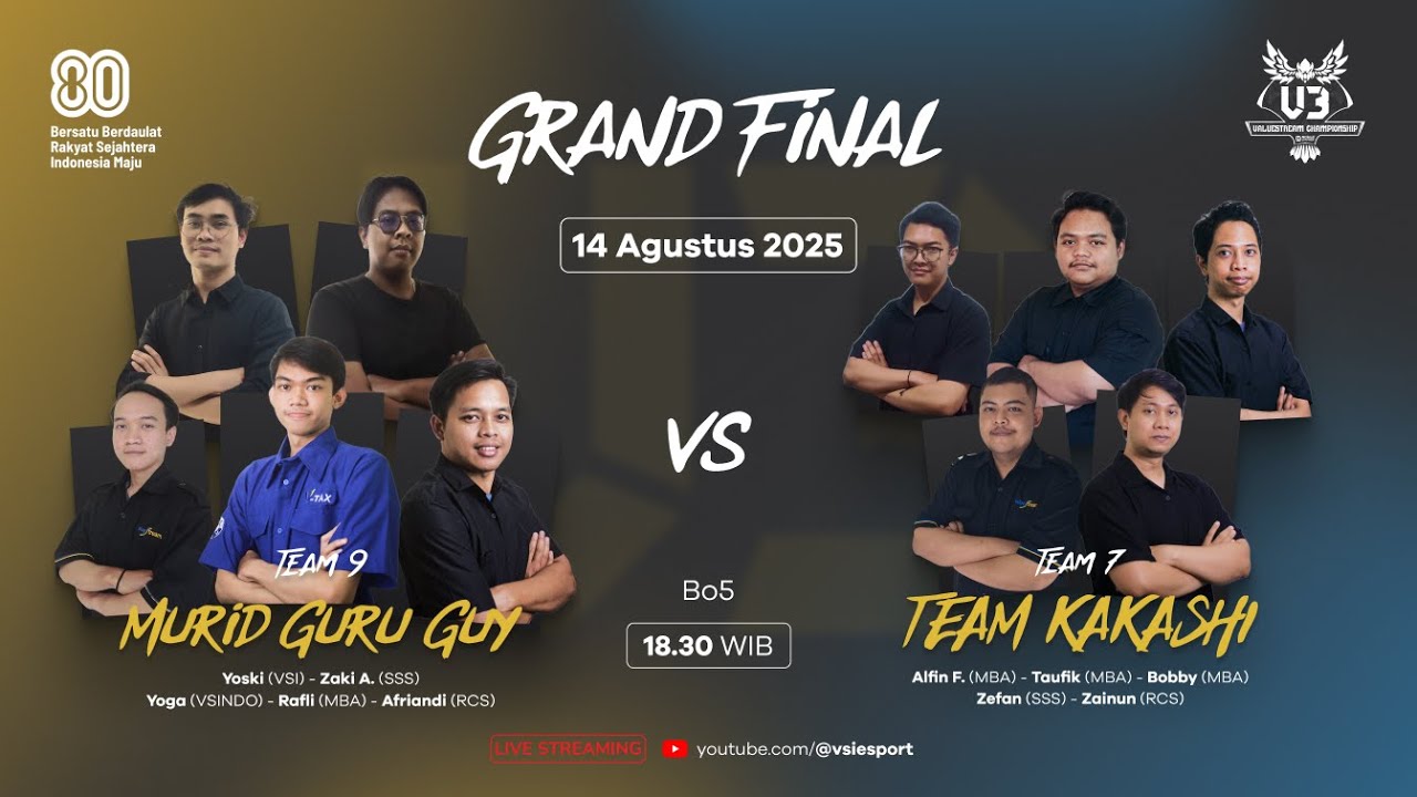 🔴 LIVE | VMC V3 2025 | GRAND FINAL - YouTube
