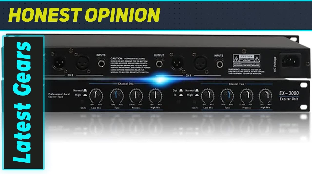 Ultimate 2-Channel Audio Exciter Processor: Pro Stage Sound Perfection ...