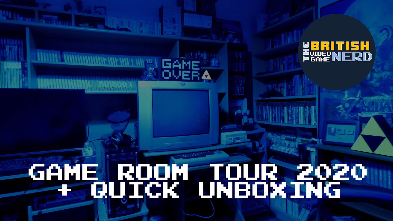 Game Room Tour + Quick Unboxing - British Video Game Nerd - YouTube