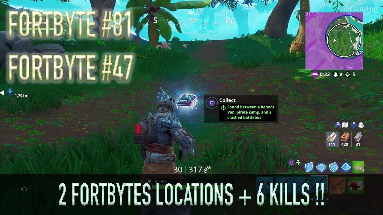 Fortbyte Locations #81 #47 (Fortnite Battle Royale) - YouTube