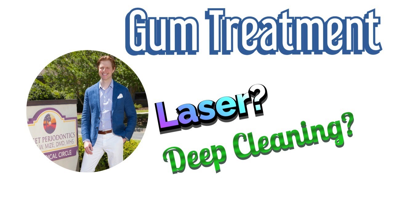 Gum Treatment: laser & deep cleaning - YouTube