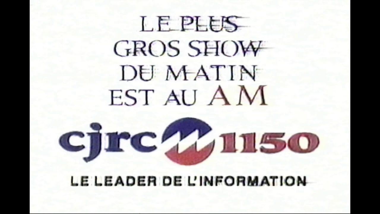 Pub Québec - CJRC 1150 (1994) - YouTube