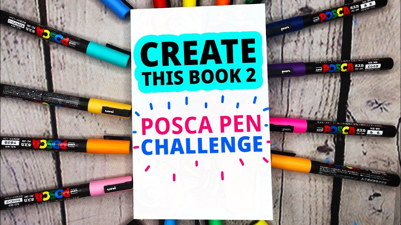 CREATE THIS BOOK 2 | Posca Pen Challenge - YouTube