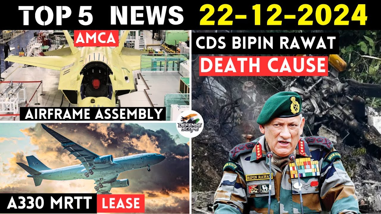 AMCA Airframe Assembly, Tejas MK2 Superalloy, A330 MRTT Lease - YouTube