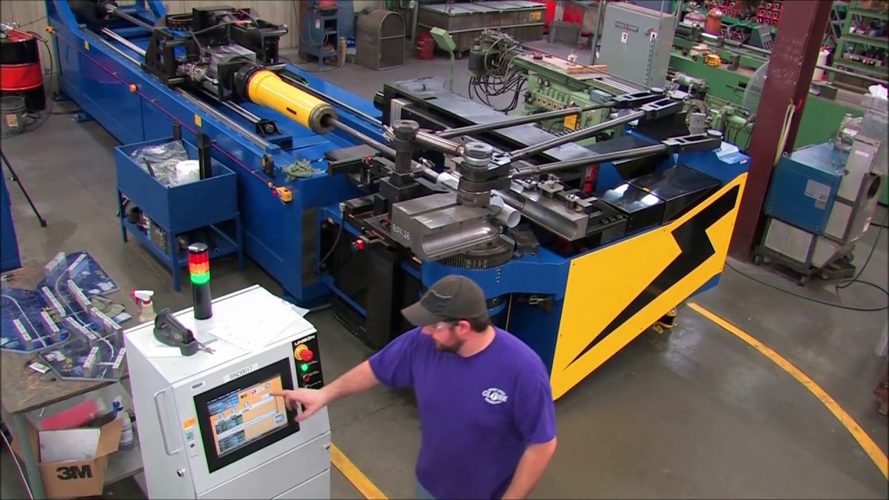 Globe Engineering - Tube Bending Machine - YouTube
