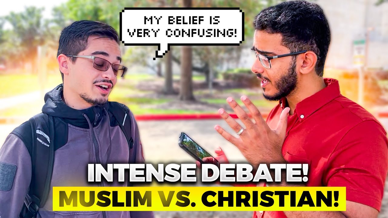 INTENSE DEBATE MUSLIM VS CHRISTIAN CHRISTIAN EXTREMELY CONFUSED - YouTube