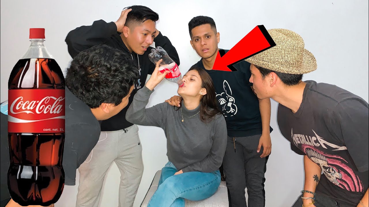 PODREMOS TOMAR 1L de COCA COLA SIN ERUCTAR? (Coca cola NO BURP ...