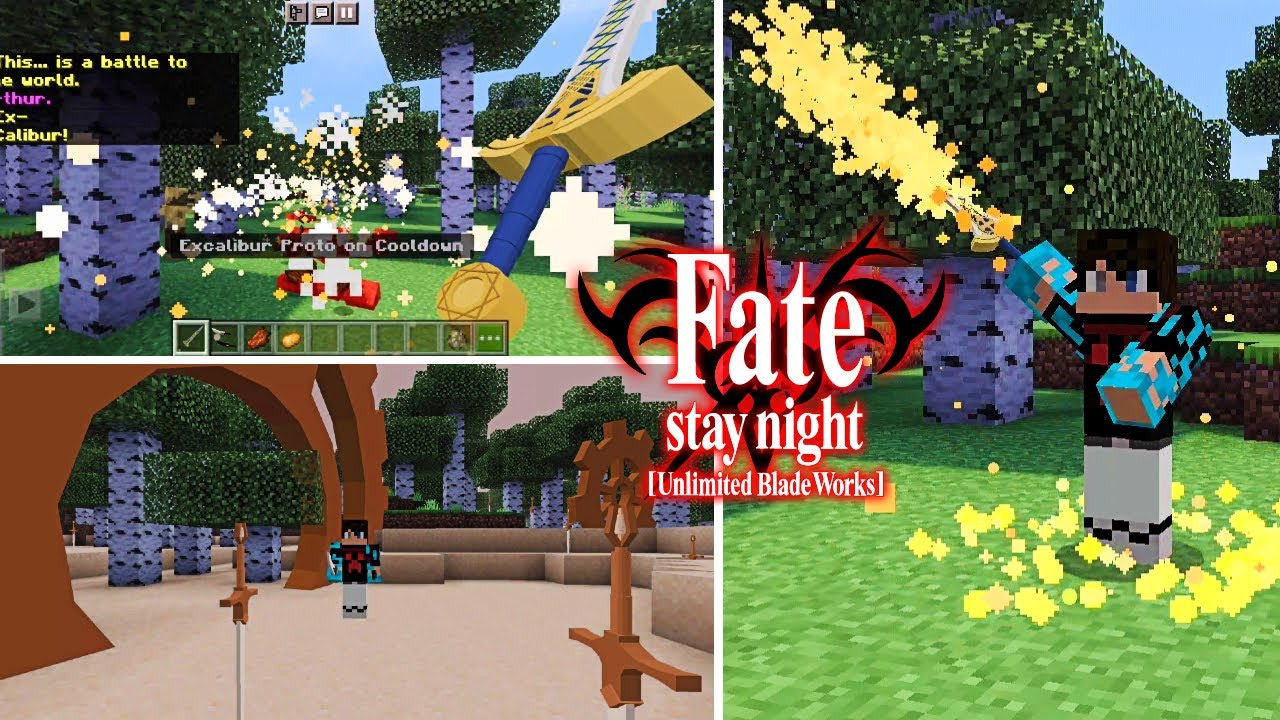FATE STAY NIGHT Addon MCPE || Mod de Fate Stay Night para Minecraft PE ...