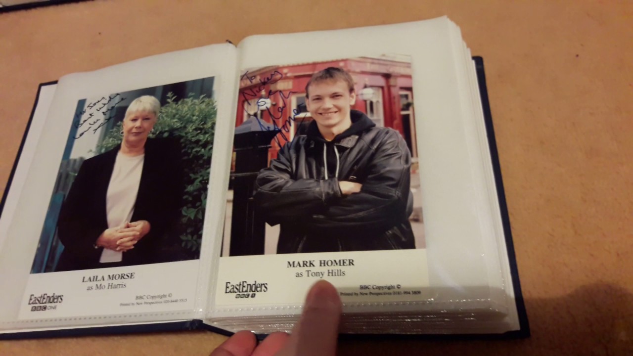 My Autographed Eastenders Cast Cards UPDATE- Emma Cosgrove. - YouTube