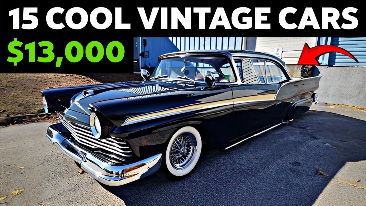 Prices Dropping Again: 15 Vintage Cars For Sale Under $20,000 - YouTube