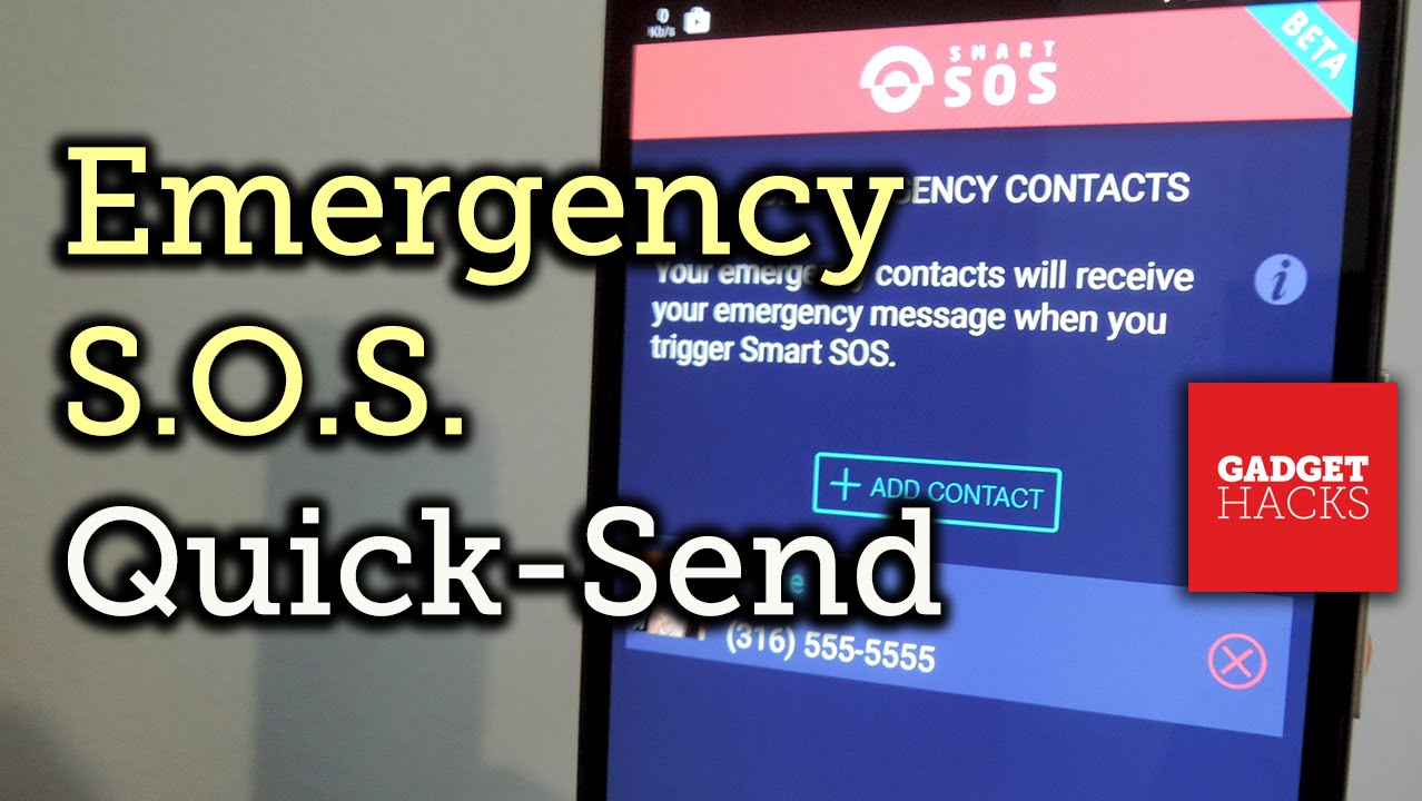 Add the Samsung Galaxy S6's SOS Feature to Any Android [How-To] - YouTube