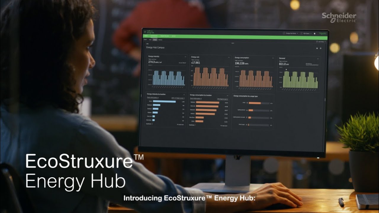 Simplify Electrical and Energy Management with EcoStruxure Energy Hub - YouTube